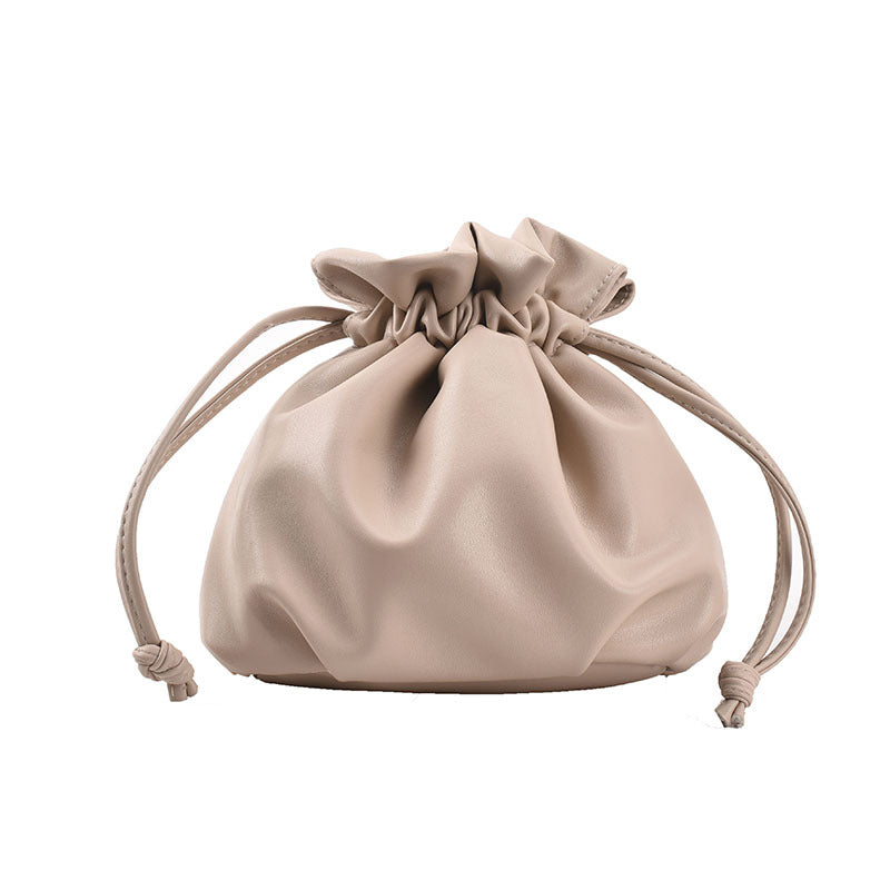Fashion Drawstring Bucket Bag Mini Crossbody Bag – Ilymix Accessories